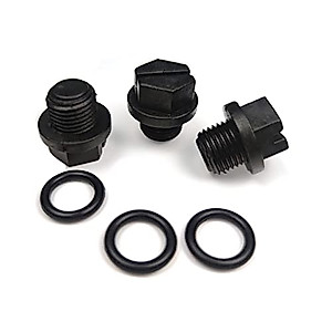 3 Pack SPX1700FG Pipe Plug with Gasket Compatible with for Select Hayward Pumps SP2600X5, SP2605X7, SP2607X10, SP2610X15 More