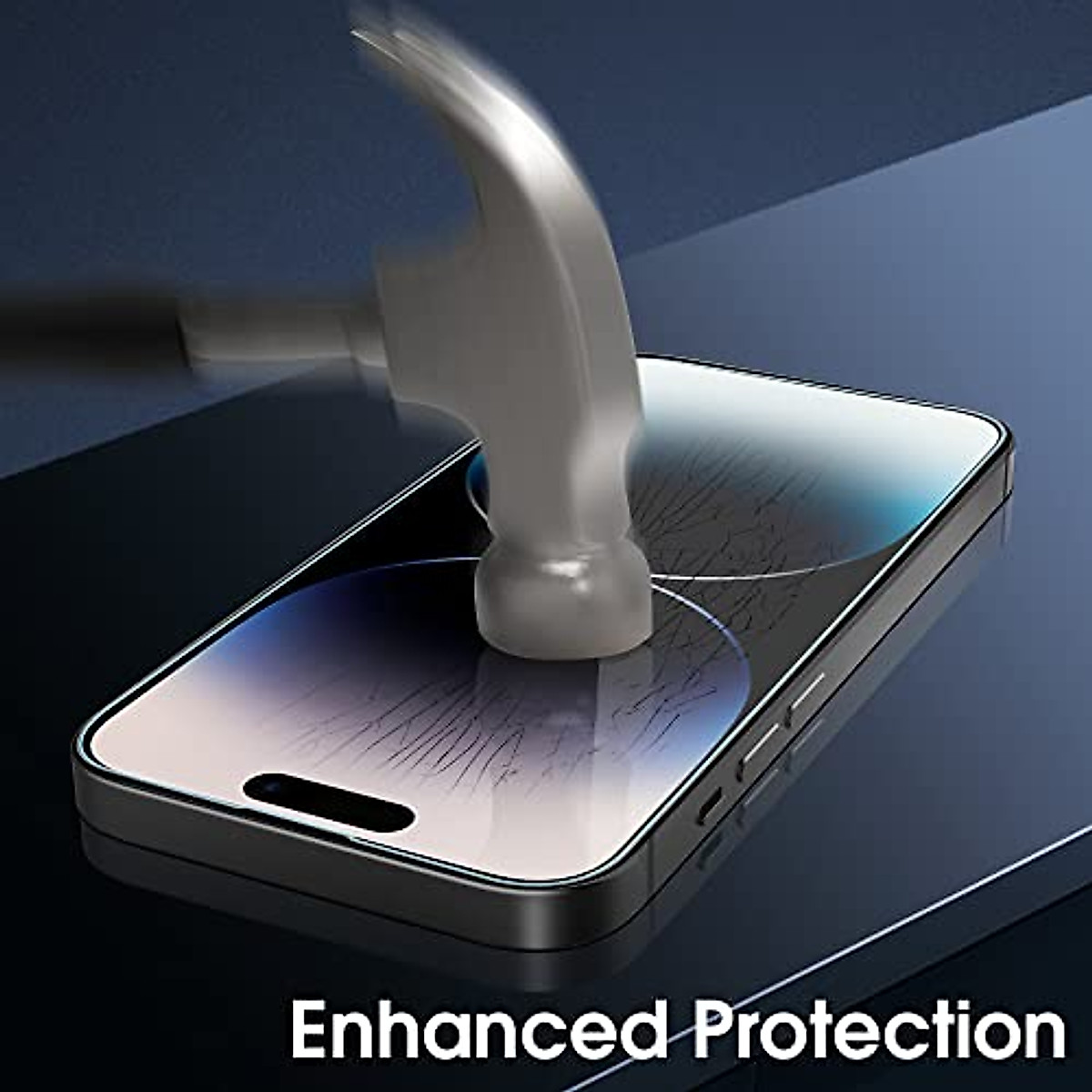 Arae Screen Protector for iPhone 14 Pro Max, HD Tempered Glass Anti Scratch Work with Most Case, 6.7 inch, 3 Pack