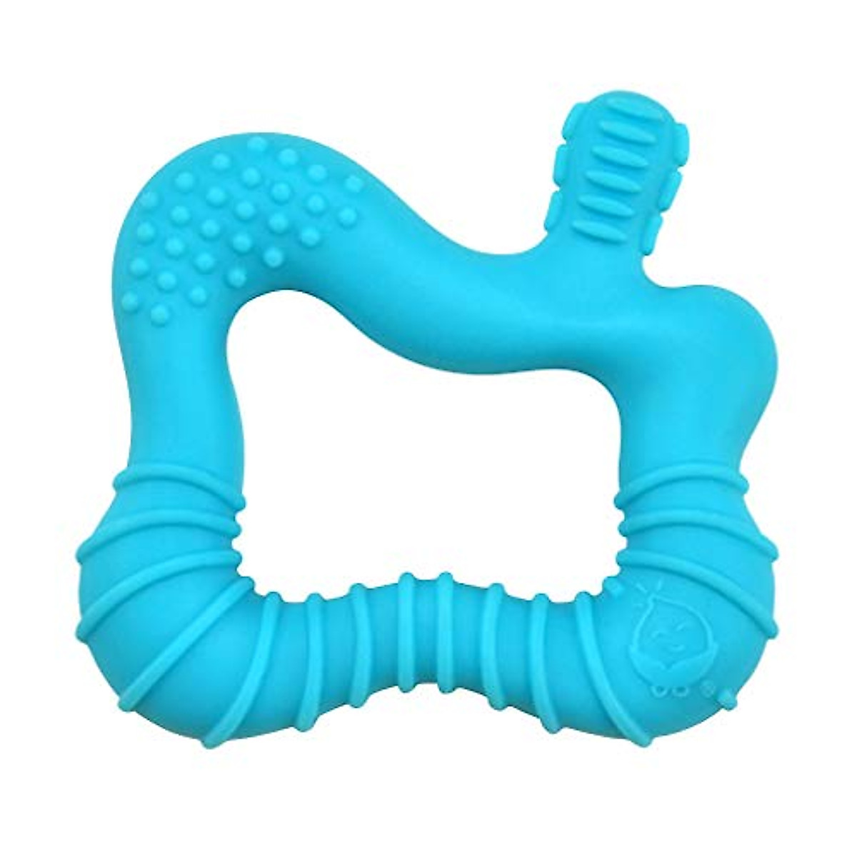 green sprouts Molar Teether made from Silicone | Soothes & massages baby's molar gums & teeth | Soft, flexible silicone eases pain, Easy to hold, gum, & chew, 1 Count (Pack of 1)
