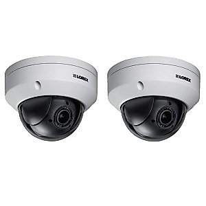 Lorex Super High Definition 2K 4MP Pan-Tilt-Zoom Camera (2-Pack) Bundle (2 Items)