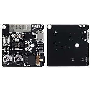 QCCAN 4Pcs Bluetooth Audio Receiver Board VHM-314 Bluetooth 5.0 MP3 Lossless Decoder Board Wireless Stereo Music Module 3.7-5V