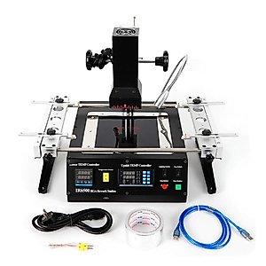 Soldering Stations Machine, IR6500 Infrared BGA Rework Station Repair Heating Reball Soldering Welding Welder 1250W Infrared Welding Machine Fit Xbox360 PS3