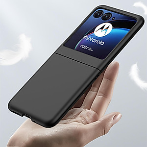 for moto razr 40Ultra thin case，for Motorola razr 40 Ultra shockproof case razr 2023 40Ultra phone case Rugged and non-slip Protective cover (Orange)