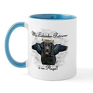 CafePress Labrador Retriever Angel Mug Ceramic Coffee Mug, Tea Cup 11 oz