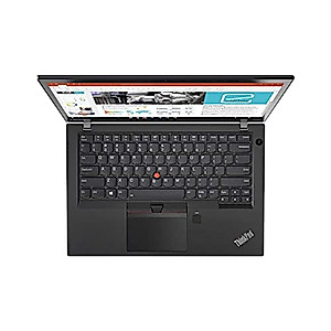 Lenovo Thinkpad T470s Intel Core i7-7600U 2.8Ghz / 14-inch FHD Display 8GB DDR4 RAM, 256GB SSD, Webcam, HDMI, 802.11AC, Windows 10 Pro installed (Renewed)