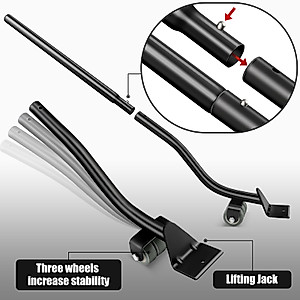 BTEC Furniture Dolly Furniture Sliders Furniture Movers with 5 Wheels Appliance Rollers Furniture Moving Wheels Furniture Movers Sliders Furniture Rollers for Heavy Furniture 1200lbs Load Capacity