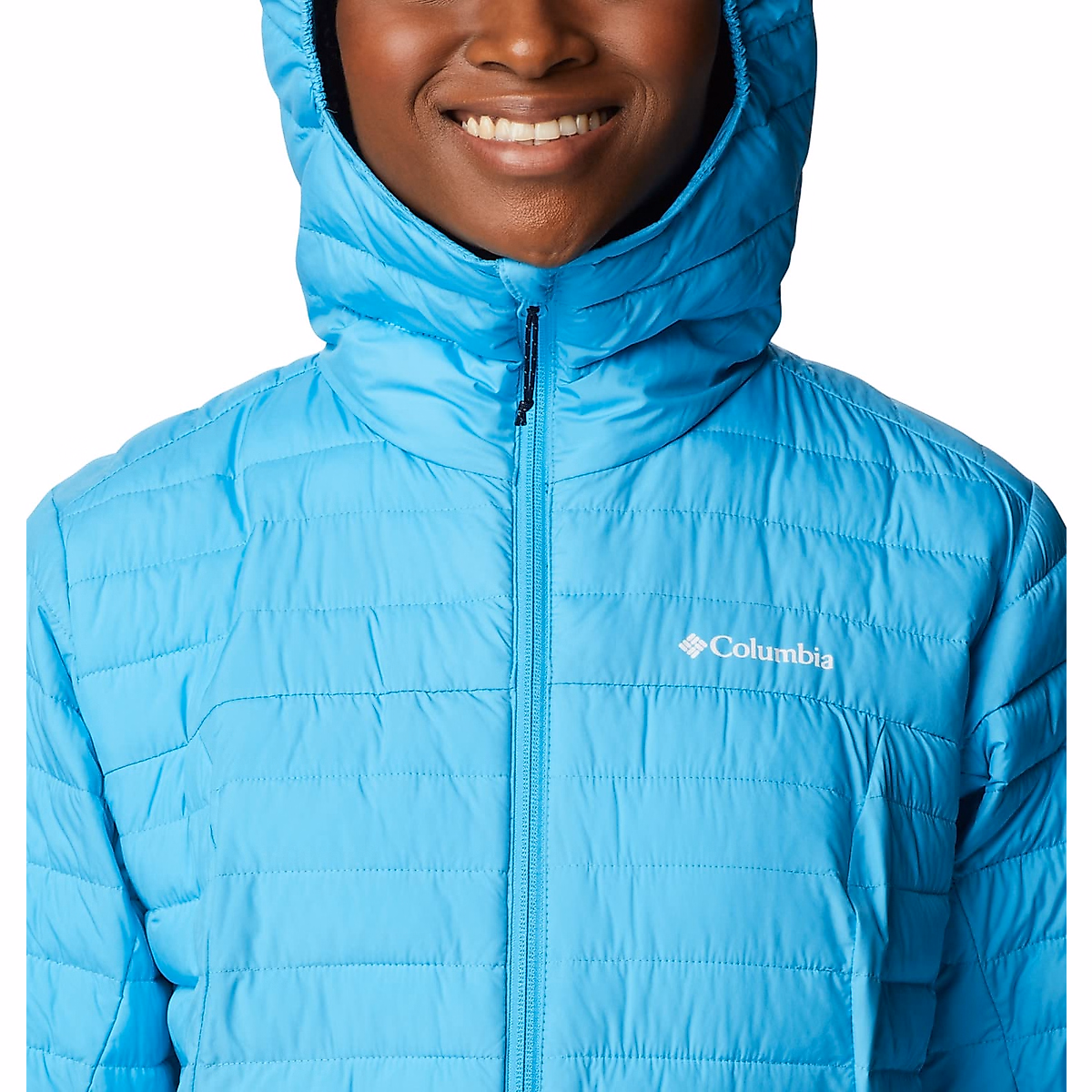 Columbia Women's Silver Falls Hooded Jacket, Atoll, X-Large