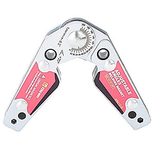 Welders Angle Clamp, 20¡ã-200¡ã Adjustable Angle Positioner, Magnetic Clamp for Metal Welding Processing Tool, 22KG Suction Iron Ability No Fixation Required for Welding