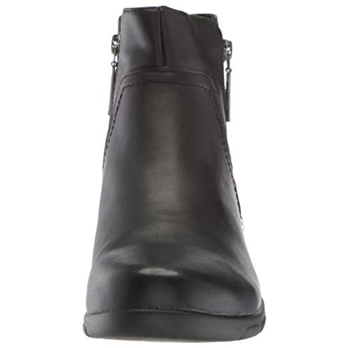 Propét Womens Waverly Zippered Casual Boots Ankle Low Heel 1-2" - Black - Size 8 2E