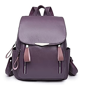 faux leather backpack Purse for women