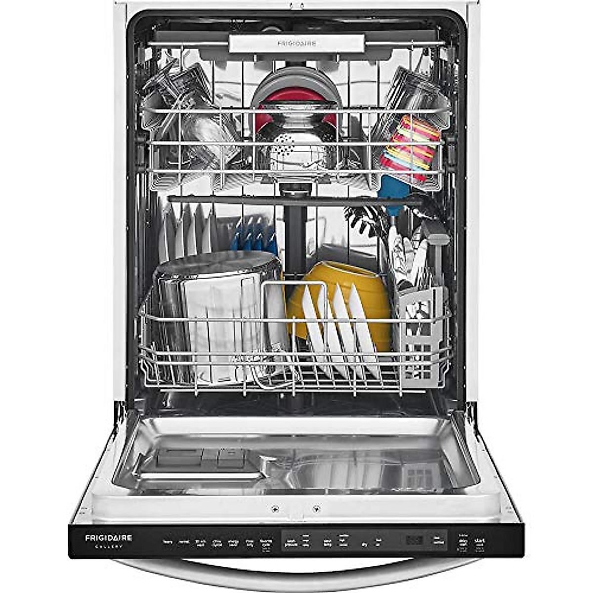 Frigidaire FGID2479SF 24" Energy Star Fully Integrated Built-In Dishwasher with 14 Place Settings 7 Wash Cycles Cycle Complete LED Floor Beam Indicator and EvenDry Drying System in Stainless Steel
