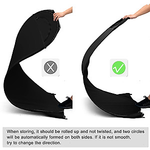 BRIAN & DANY Pop Up Shower Tent, Portable Changing Tent with Rain Shelter & Windows, Privacy Camping Tent for Hiking Beach, UPF 50+ & Waterproof, 47.2" x 47.2" x 74.8", Black