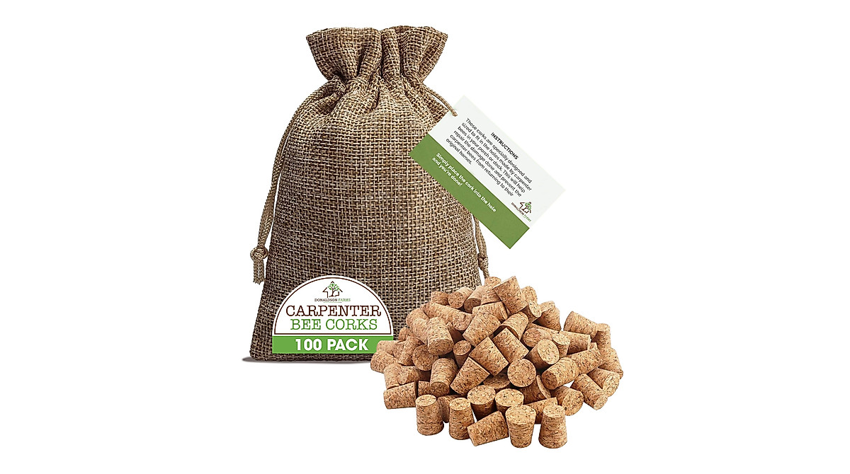 Repair Carpenter Bee Damage with Donaldson Farms Corks