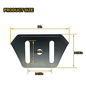 Set of 2 Snow Blower Skid Shoe Kit 1740912BMYP for Murray Craftsman Replacement Part