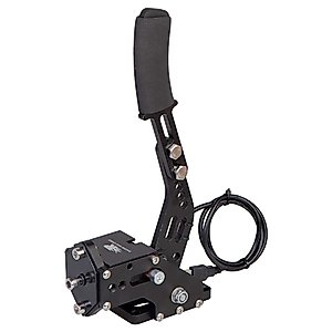 CNRAQR PC Racing Game USB Handbrake for 16Bit SIM for Racing Games, Compatible with Logitech G27 G29 G920 G923 T500 T300 Simulate Linear Handbrake（With Fixing Clip