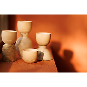 BLUEME Balance-White Lotus & Tea, Focus-Eucalyptus & Lime, Nostalgia-Bergamot & Musk, Calm-Osmanthus & Sandalwood, 4pk Wellness Travel Candle Votive, Sustainable, Contains Essential Oil, Soy-Wax Blend