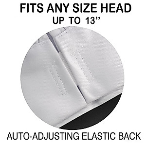 DYJYBMY Queen of The Kitchen, Adult Adjustable Kitchen Cooking Hat with Elastic Band Chef Baker Cap White, Cooking Grilling BBQ Gifts for Woman, Wife, Mom, Her, Grandma