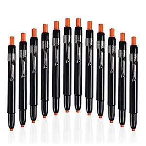 Listo 1620 - Box of 12 - China Markers/Grease Pencils/China Marking/Pencils/Wax Pencils - Made in USA (Orange)