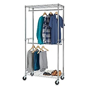Home Storage Space Garment Rack - Chrome