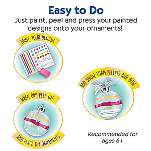 Creativity for Kids 1134000 Sparkling 3D Wonder Paint Kit - Make Your Own Holiday Ornaments (New Packaging) Multicolor