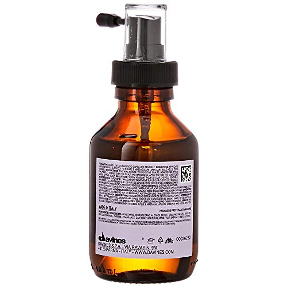 Davines Naturaltech CALMING Superactive Soothing Serum, Irritation Relief For Sensitive Scalps, 3.38 Fl. Oz.