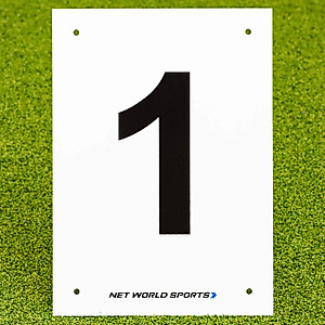A4 Number Plates For Sports Pitches & Courts [1-12] | High-Visibility Number Plates (1)