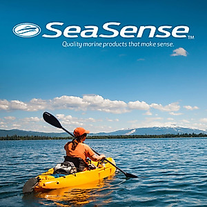 SeaSense XTreme 2 Kayak Paddle, Yellow-Blue, 84” - Fiberglass Reinforced Nylon Blades, 2-Piece Construction - Great for Sport, Sea, Whitewater, Recreational & Fishing Kayaking