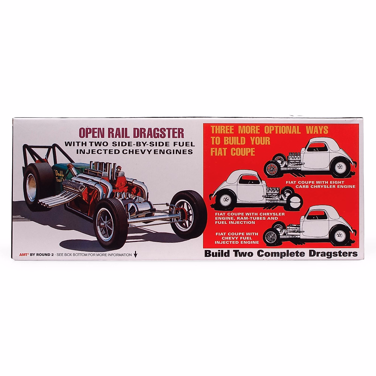 AMT Fiat Double Dragster 1:25 Scale Model Kit