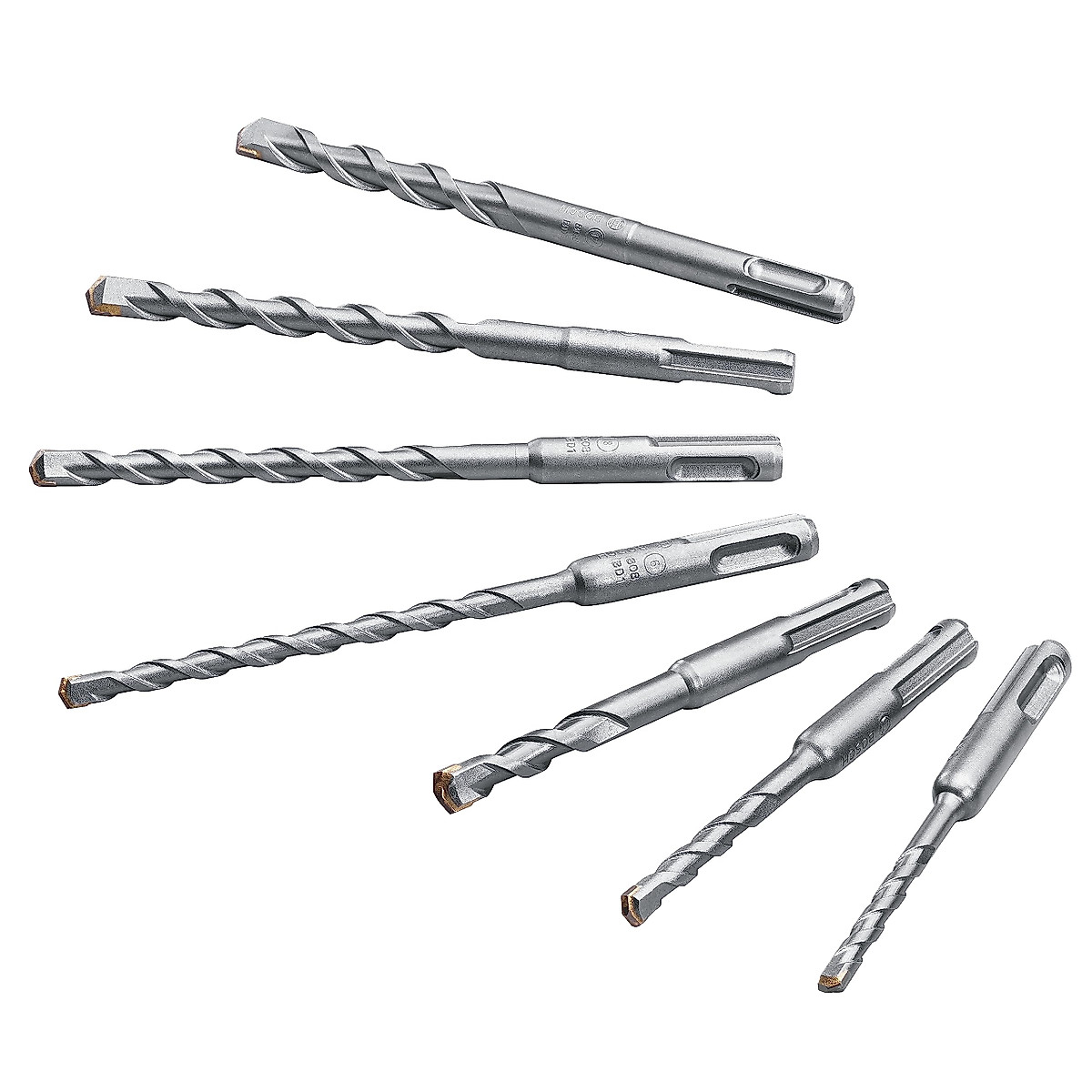 Bosch 2609255543 SDS-Plus Hammer Drill Bit Set (7 Pieces)