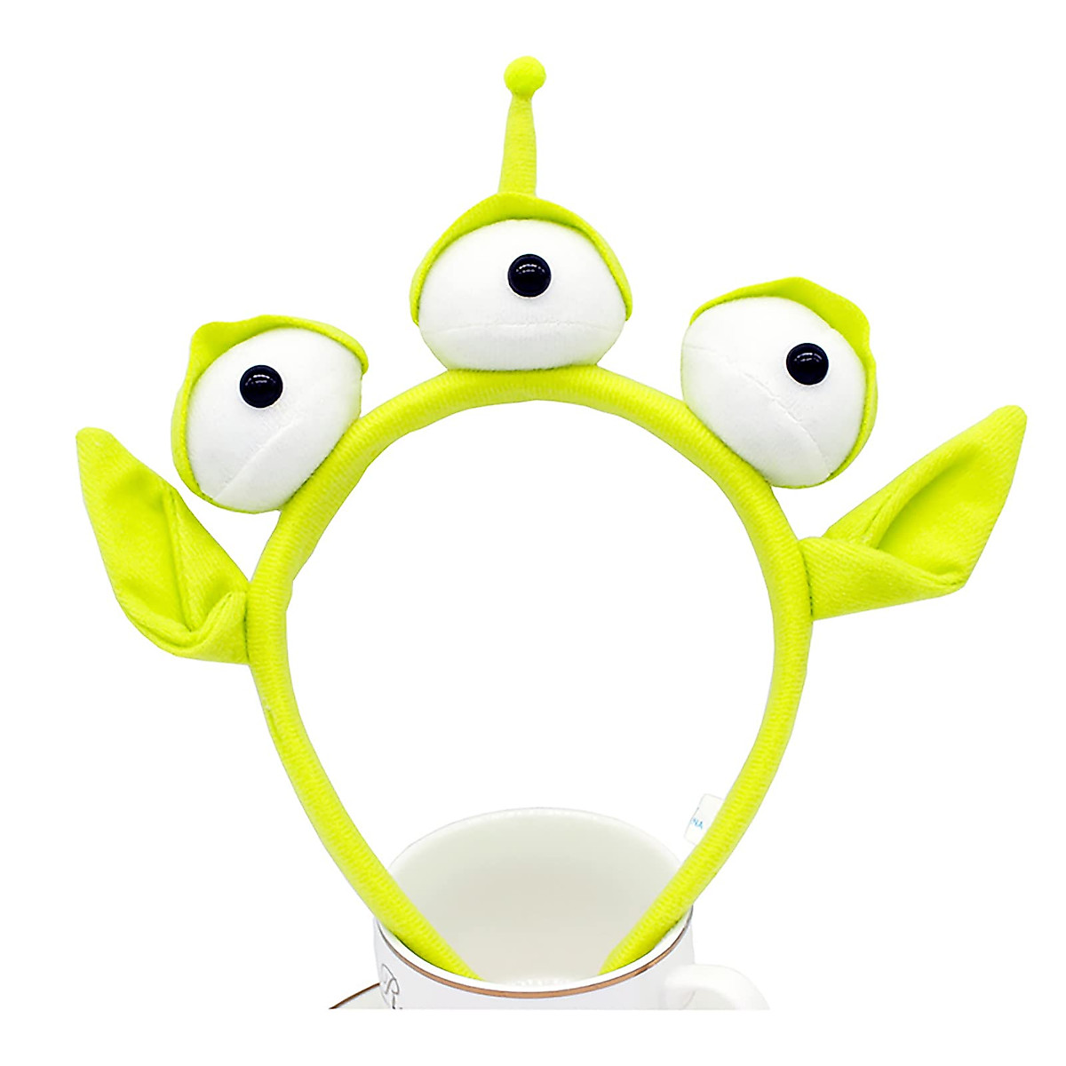 Jing xin Alien Headband Toy Stretchy Plush Eyeball Headband Accessories Alien Monster Headband for Party Cosplay (Green)