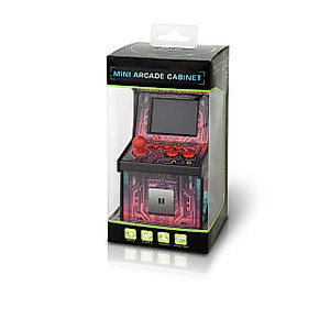 Retro Arcade Video Game Cabinet IWAWA Mini Table-style Build-in 220 Games Portable Handheld Gaming System Console Machine for Kids 5-10 [video game]