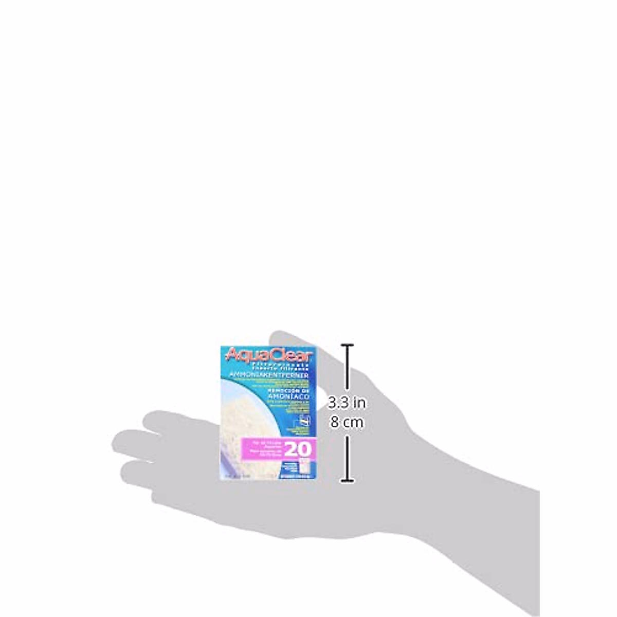 AquaClear 20 Ammonia Remover Inserts, Aquarium Filter Replacement Media, A596