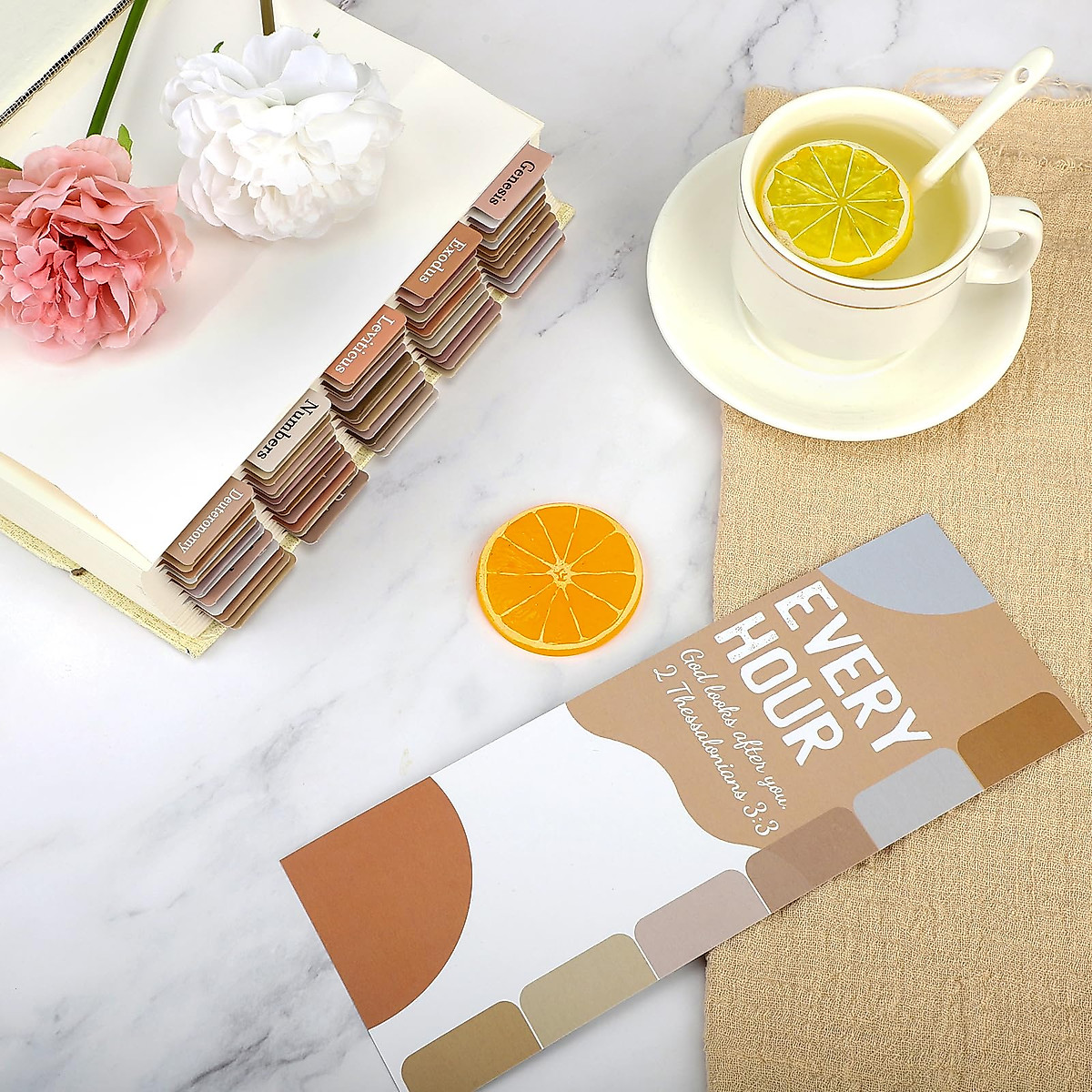 Bible Tabs for Bible Journaling Supplies,Bible Study Tabs for Women and Men,66 Old and New Testament Bible Book Index Tabs for Christian Gift