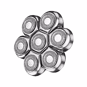 Magnetic Head Shavers for Bald Men, 5-in-1 Cordless Electric Head Shavers with Beard Nose Hair Trimmer & Head Shaver Replacement Heads