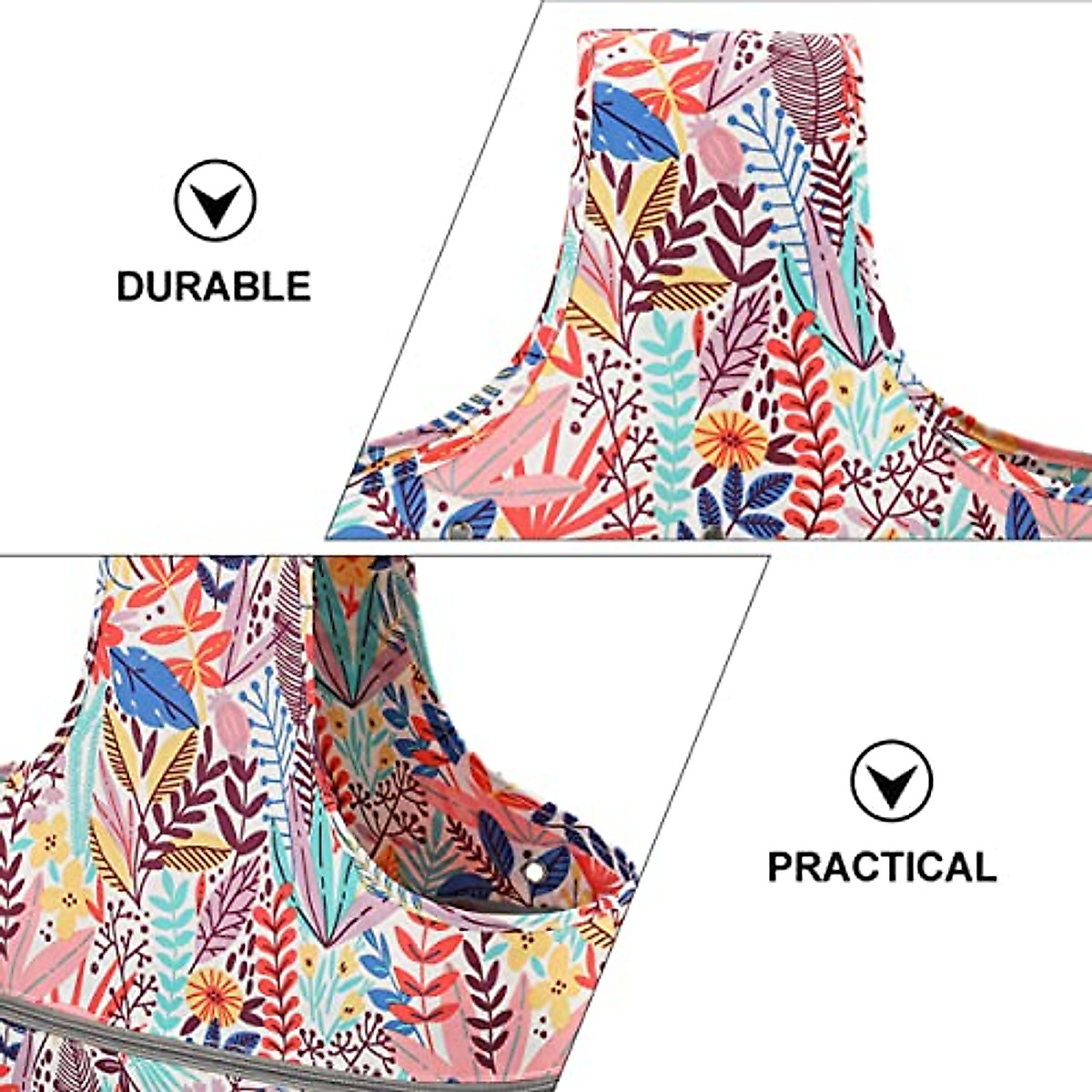 Ciieeo Crochet Bag Container and Travel Pouch Crocheting Woolen Organizer Oranger Portable Line Red Wrist Tote Supplies Needles Pattern Accessories Leaves Storage Tools Yarn Home