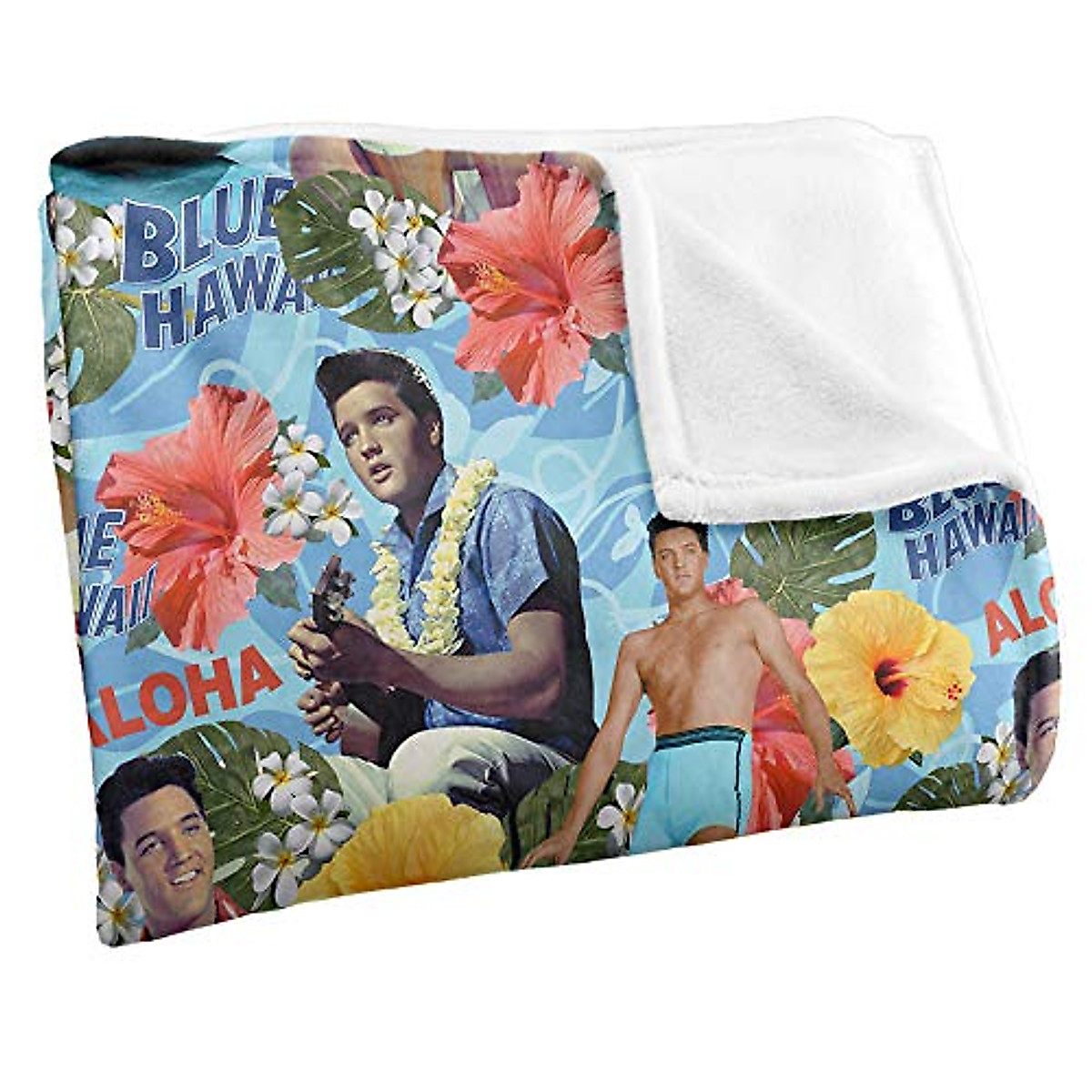 Elvis Presley Blue Hawaii Silky Touch Super Soft Throw Blanket 36" x 58"