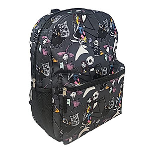 Disney Nightmare Before Christmas 16" Backpack Jack Skellington All Over Print