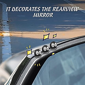 Wazzh Cute Black Elf Car Accessories, 10 Pieces Set of Funny Car Interior Trim, Dashboard Trim, Car Decorations Interior Aesthetic for women.