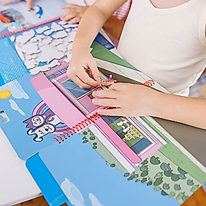 Melissa & Doug PAW Patrol Restickable Puffy Stickers 3-Pack – Adventure Bay, Jake’s Mountain, Jungle - PAW Patrol-Themed Resuable Sticker Activity Sets For Kids