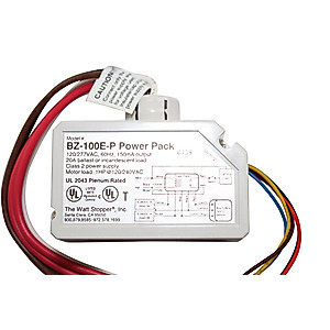 Watt Stopper BZ-100E-P Power Pack Occupancy Sensor 120/277 VAC 60Hz Dual Voltage