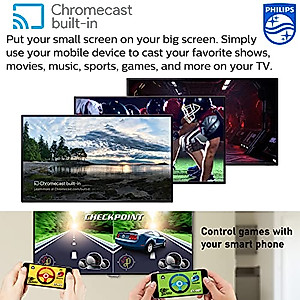 PHILIPS 50-Inch 4K UHD LED Android Smart TV with Voice Remote, HDR10, Google Assistant and Chromecast Built-in