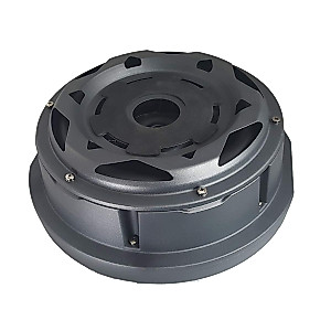 Cerwin Vega 12 Inch 150W RMS 2 Ohm Active Subwoofer for Car Audio - Compact Spare Tire Sub with Bass Knob, PWM MOSFET Power, Thermal Protection - Ideal for 12" Subwoofers Car Audio System VPAS12ST