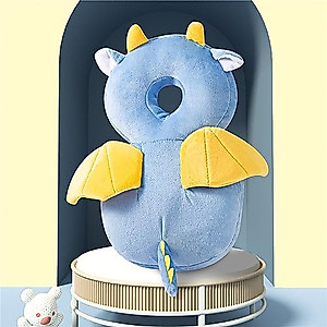 YAMIELO Baby Head Protector, Baby Head Protector Backpack, Baby Backpack Head Protection Pillow, Baby Head Protector for Baby Walking and Crawling, Super Soft (F)