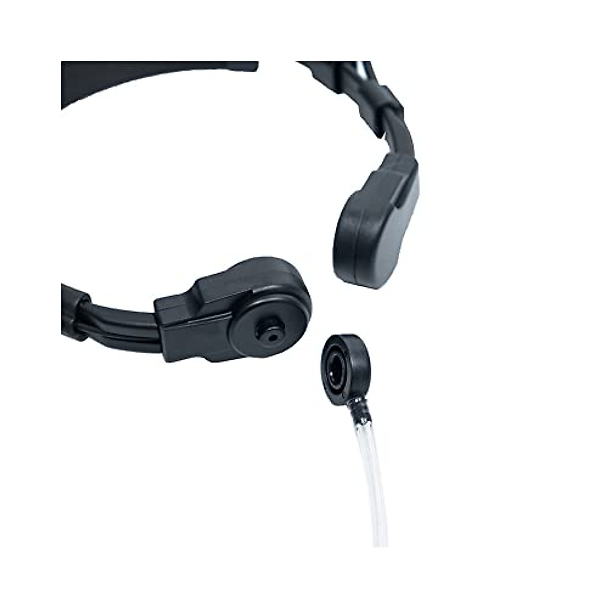 Sarcia Tactical Throat Mic Headset Earpiece with U94 Tactical PTT Compatible with Kenwood Baofeng UV-5R BF-888S BF-F8HP BF-F9 UV-82 UV-82HP UV-82C Walkie Talkies 2 Way Radio