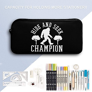 Bigfoot Pencil Case Stationery Pen Pouch Portable Makeup Storage Bag Organizer Gift