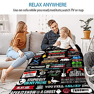 Classic Comedy Tv Series Ultra-Soft Throw Blanket Shawls and Wraps Lightweight for Couch, Soft, Plush, Fluffy, Warm 50"X40"