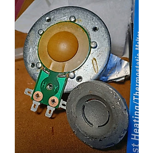 Fielect 25.5mm Tweeter Voice Coil Audio Speaker Resin Membrane Drive Head for Audio Replacement 8Ohm 4Pcs