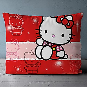 AKARDO Kitty Cat White Cat Anime Duvet Covers, Soft Microfiber Washed Duvet Cover Set 3 Pieces with Zipper Closure,Beding Set (16,Twin (68"x86"))