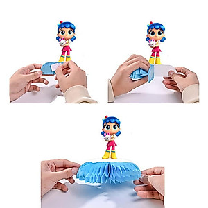 PC True and The Rainbow Kingdom Honeycombs Table Centerpieces for Birthday Party Decorations