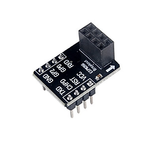 Stemedu ESP8266 ESP-01 Adapter ESP01 Breakout Board for ESP01S Wireless Serial WiFi Transceiver Network Module, Combo 10.